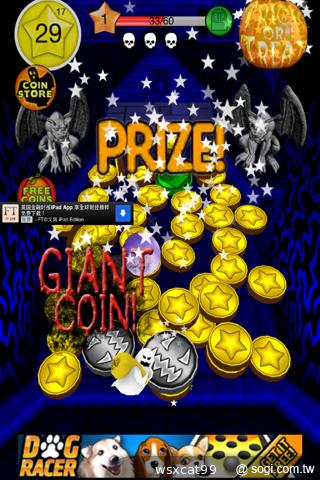 Coin Dozer–Halloween勇闖鬼屋要糖果！更要金幣！- SOGI 手機王