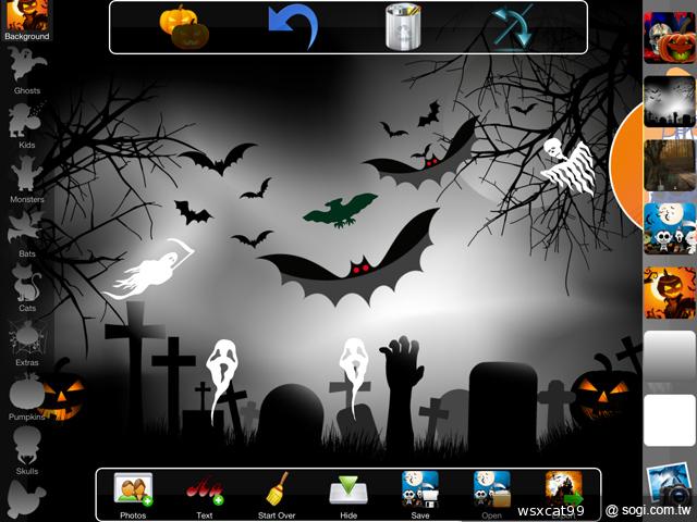 個性萬聖賀卡！Halloween Card Creator - Free- SOGI 手機王
