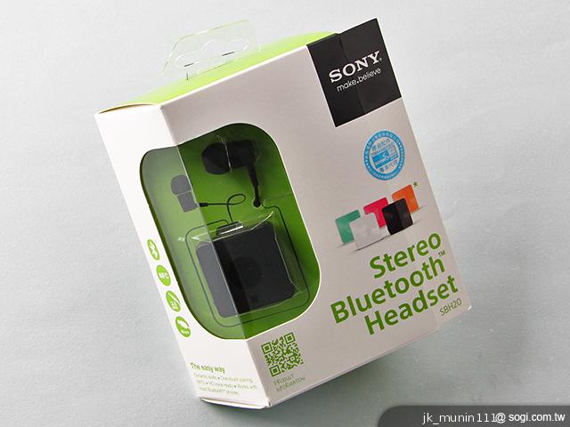 Sony SBH20藍牙立體聲耳機 One-touch配對超輕鬆- SOGI 手機王
