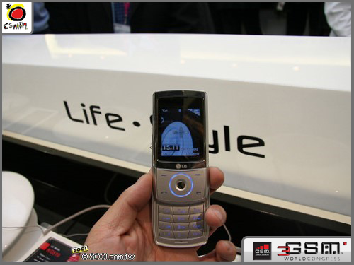 《3GSM 2007》3.5G 電視手機 LG KU950- SOGI 手機王