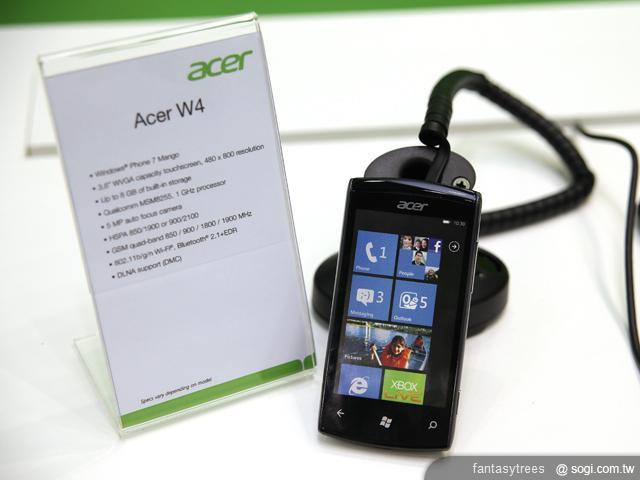 Acer W4搭載WP7.1芒果首曝光【Computex 2011】- SOGI 手機王